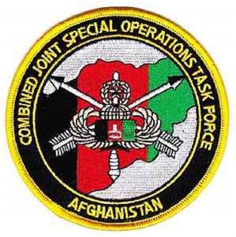 Combined Joint Special Operations Task Force Afghanistan Military Patch