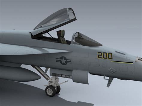 Fa 18e Super Hornet Vfa 115 Cag 3d Model By Mesh Factory