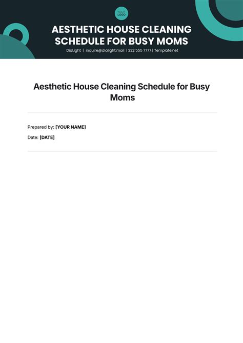 Free Warehouse Cleaning Schedule Template To Edit Online
