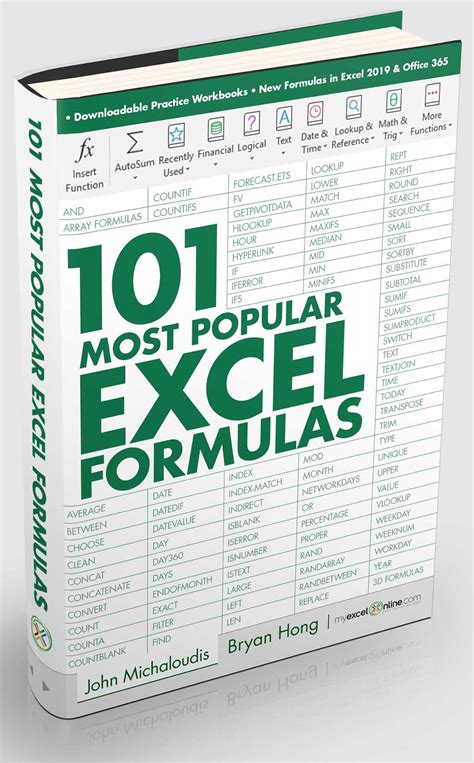 Python For Fun 📚top 101 Most Popular Excel Formulas New