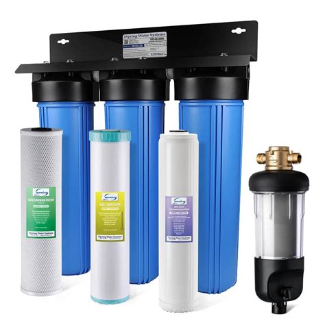 Ispring Ultimate Protection Whole House Water Filter W Jumbo Spin Down