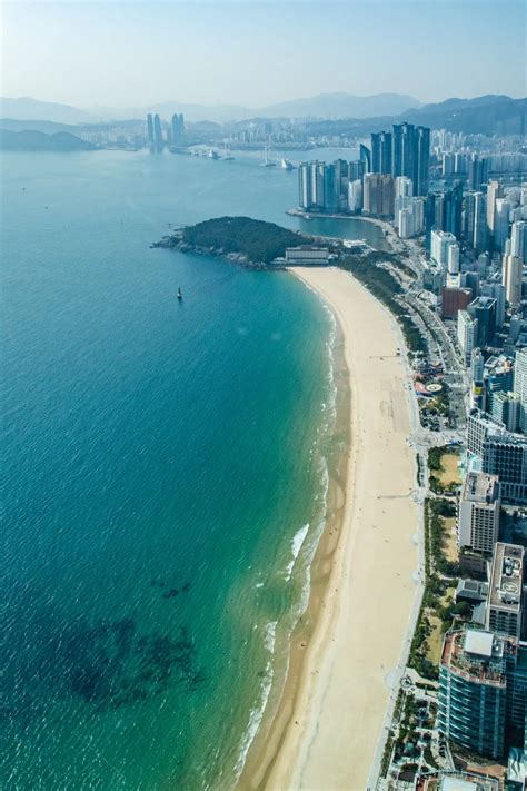 View Of Haeundae Beach From Busan X The Sky South Korea Photography