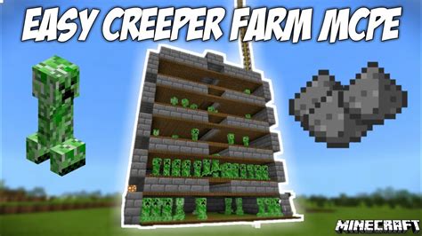 Creeper Farm In Minecraft Pe At Nathan Mcnicholas Blog