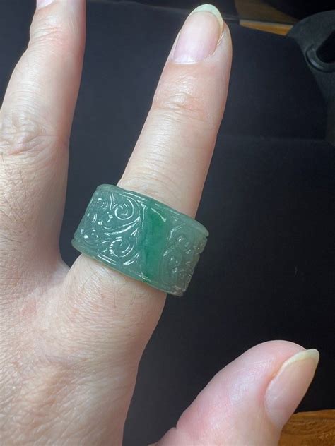 Natural Type A Myanmar Ring Womens Fashion Jewelry And Organisers Rings On Carousell