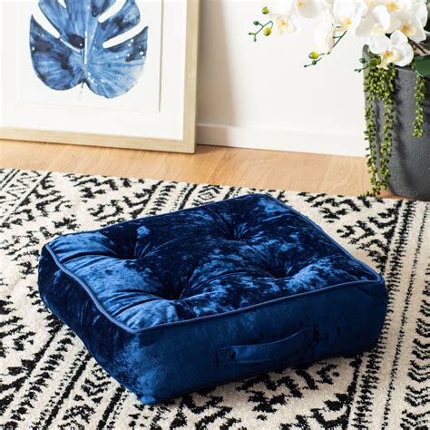 Safavieh Primrose 18 X 18 Solid Square Tufted Floor Pillow
