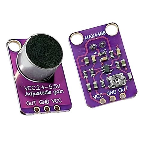 Gy Max4466 Electret Microphone Sensor Module