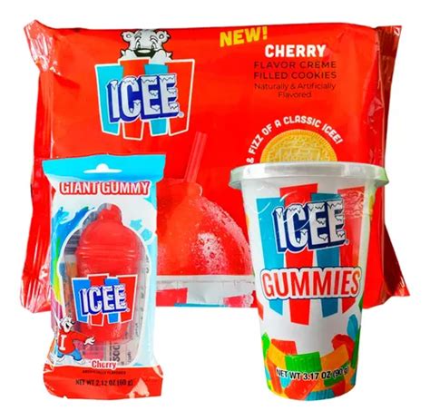 Kit Icee Galletas Gomitas Sabor Icee 3 Pzs Meses Sin Intereses