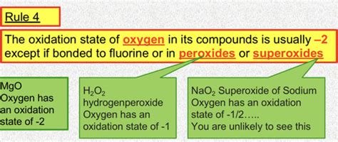 Redox Rules Flashcards Quizlet