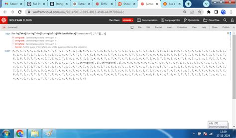 String Manipulation Stringtake Cannot Take Positions 1 Through 1 In