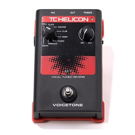 Tc Helicon Voicetone R1 Vocal Tuned Reverb Voice Processor Secondhand