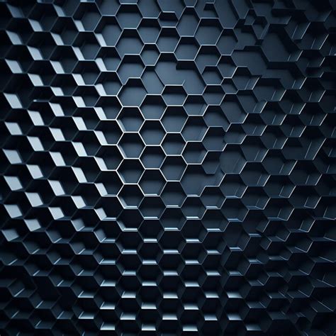 Premium Ai Image Digital Hexagon Abstract Background