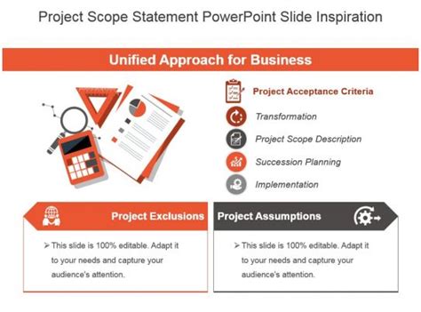 Project Scope Statement Powerpoint Slide Inspiration Powerpoint