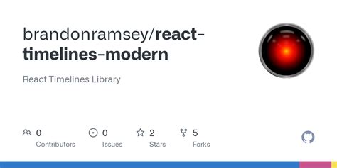 Github Brandonramseyreact Timelines Modern React Timelines Library