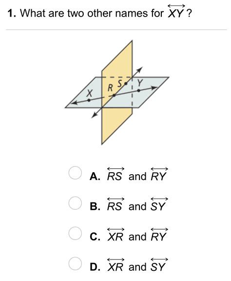 Naming Lines And Planes