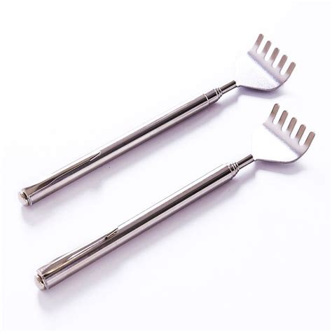 Stainless Steel Back Scratcher Rake Massage Old Man Le Itch Back Scratch Full Body Health Full