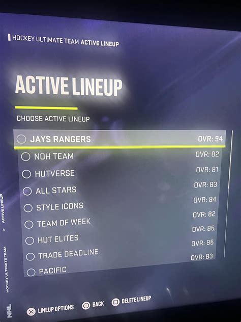 and i finally reached the 20 team hut lineup limit lol 😂 r nhlhut