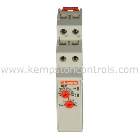 Lovato Tmp Lovato Timer Relay On Delay 24 48vdc 24 240vac Spdt Scaled Ranges 0 1s 10 Days