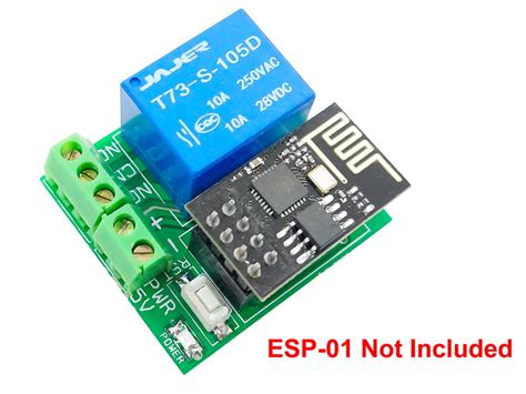 1 Channel Wireless Relay Module ESP 01 RM1W Fares PCB
