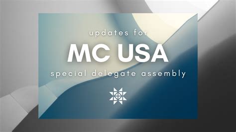 Updates For Mc Usa Special Delegate Assembly Mosaic Mennonites