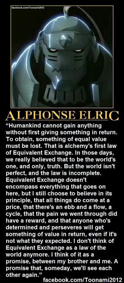 Fma Alphonse Quotes Image Tagged With Al Elric Alphonse Elric Fma