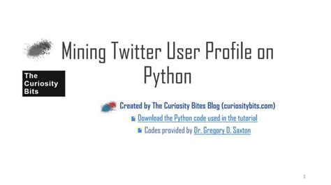 Collect Twitter Data Using Python Pdf