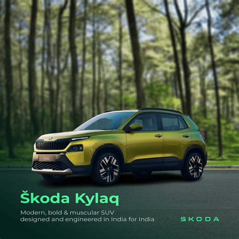 Skoda Kylaq Poster Design Behance