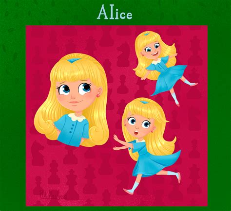 Alices Adventures In Wonderland Characters On Behance