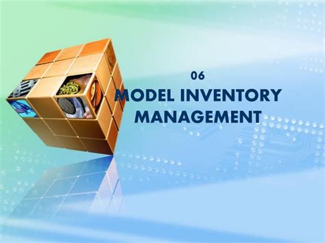 model inventory management ppt
