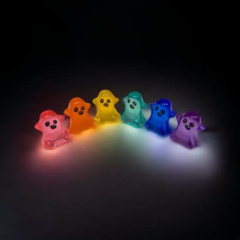 Rainbow Resin Ghosts 3d Halloween Spooky School Preschool