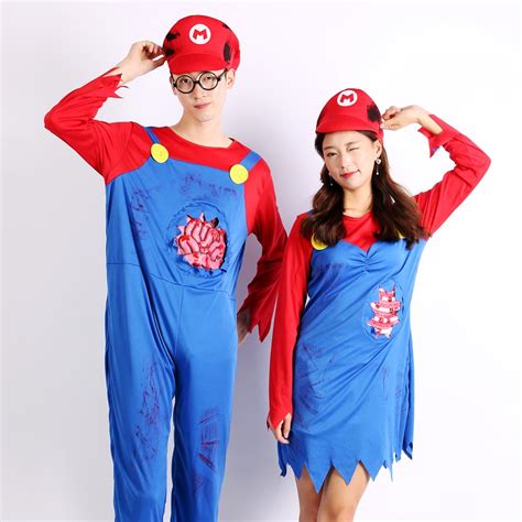 할로윈 커플의상세트 마리오 에이블리