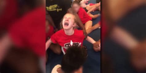 Cheerleader Controversy Young Athletes Forced Into Splits