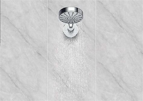 Aquaclad Bathroom Cladding Light Grey Marble Gloss Offer Includes