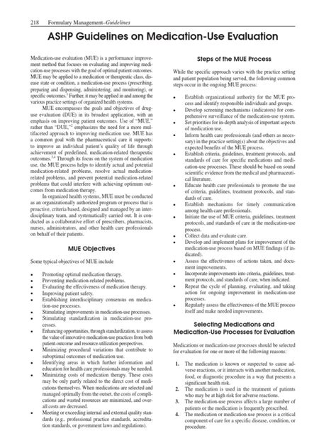 Medication Use Evaluation Current Pdf Pharmacy Health Care