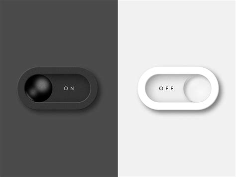 On Off Switch Ui Design By Mohd Shakir Ahmad On Dribbble
