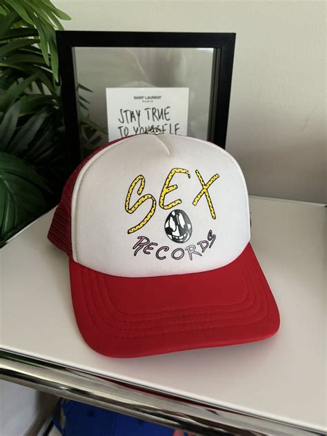 Chrome Hearts Iconic Sex Records Snapback Hat Grailed
