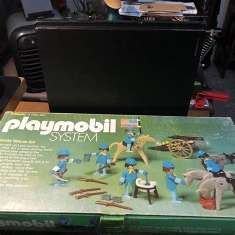 Playmobil System Cavalry Deluxe Set In Box Rare 1980 Vintage 4621279306