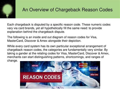 Ppt An Overview Of Chargeback Reason Codes Powerpoint Presentation