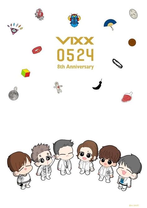 Pin By Nur Anisa On Vixx Vixx 8th Anniversary Chibi