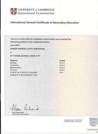 IGCSE PDF