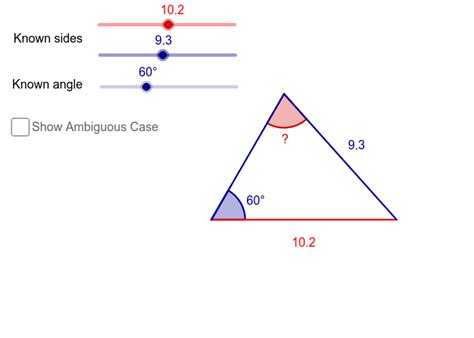 Ssa Triangles Geogebra