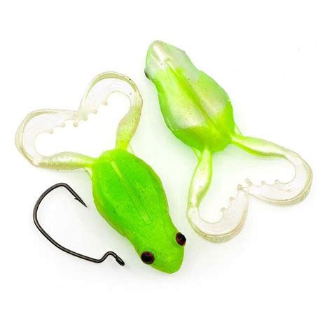 Chasebaits Flexi Frog Soft Plastic Lure 65mm Green Tree Frog