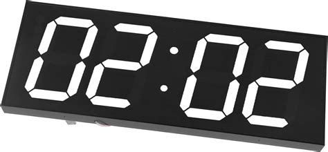 Zerodis Double Sided LED Clock 100 240V US Plug Digital Wall Clocks With Temperature Display For