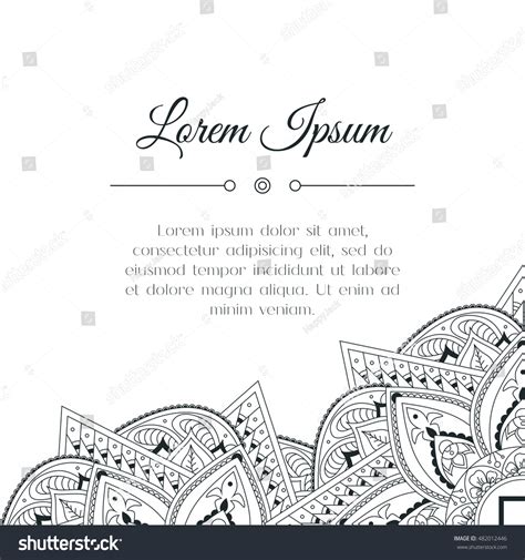 Hand Drawn Zentangle Corner Abstract Doodle Stock Vector Royalty Free 482012446 Shutterstock