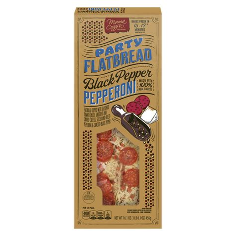 Mama Cozzis Pizza Kitchen Black Pepper Pepperoni Party Flatbread Same Day Delivery Or Pickup Aldi