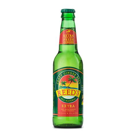 Reeds Extra Ginger Brew Ginger Beer 355ml Healthy Options