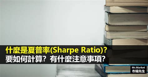 什麼是夏普率 sharpe ratio ？要如何計算？使用要注意2件事 mr market市場先生