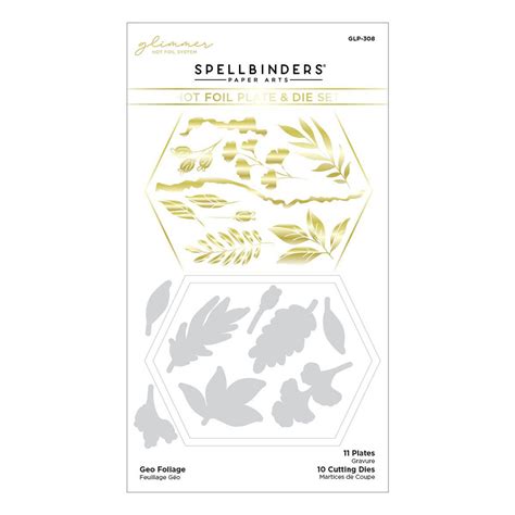 Spellbinders Glimmer Hot Foil Collection Glimmer Hot Foil Plate And