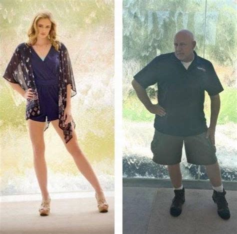 Father Recreates His Daughters Modeling Photo Session