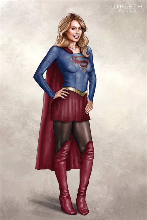 Supergirl Melissa Benoist By Dieleth On Deviantart
