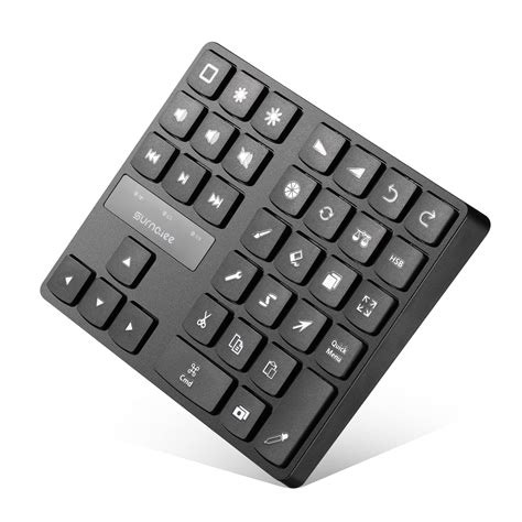 Surnqiee Bluetooth Keypad For Ipad Procreate Wireless Rechargeable